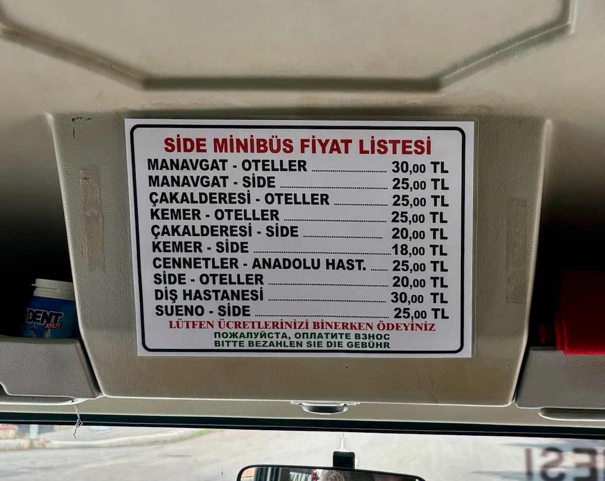 Der Dolmus - Geheimtipp Türkei